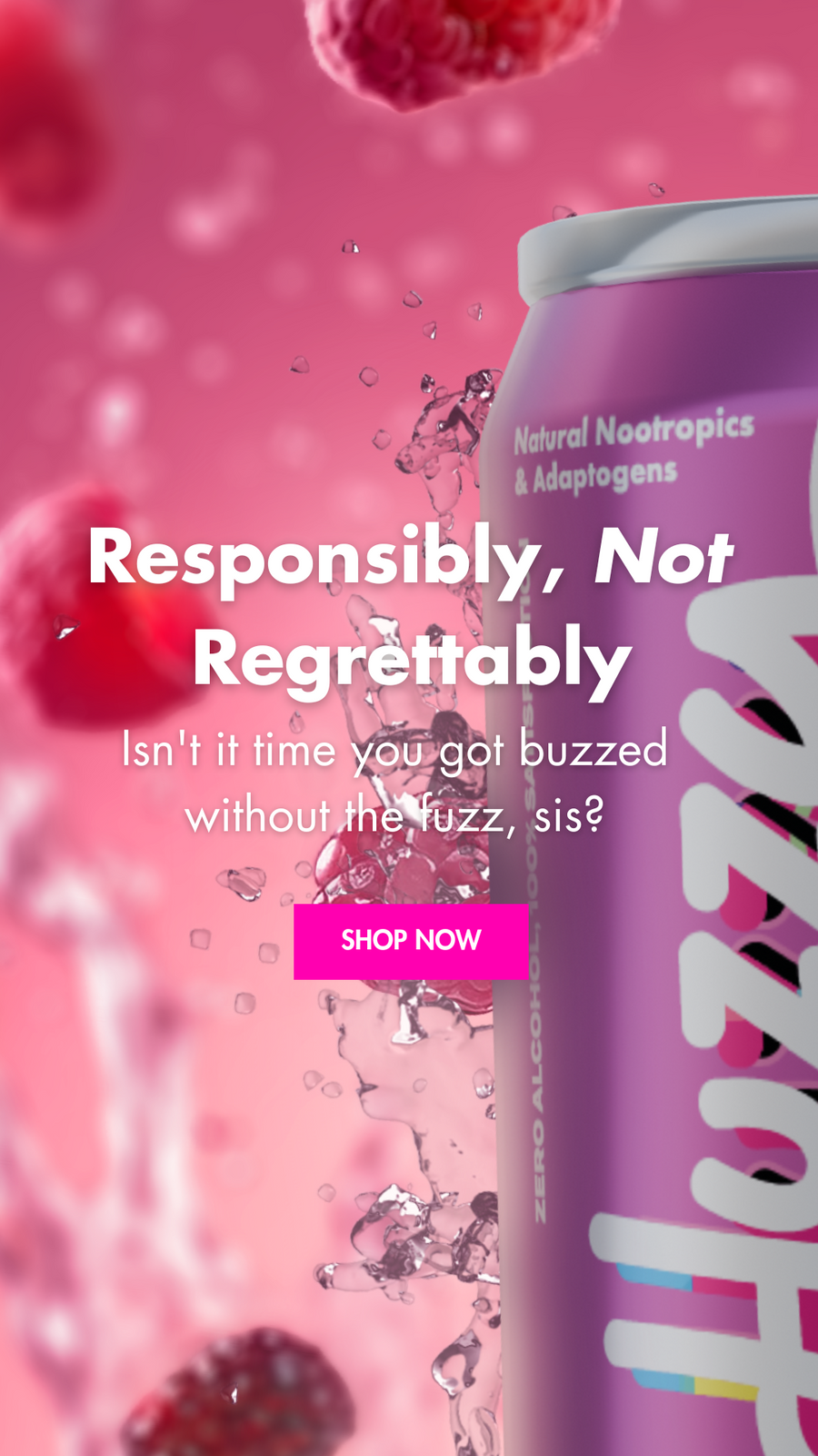 Huzzy | Female-led | Black-owned | Non-alcoholic beverage brand